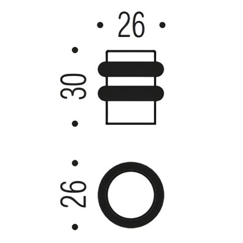 Ограничитель дверной Colombo CD412 хром
